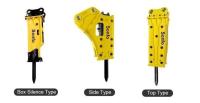 China 28-35 Ton Excavator Hydraulic Rock Breaker Hammer EB155 SB121 155mm Chisel for sale