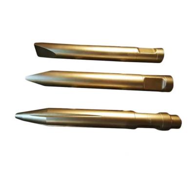 China Komat TOR23S Wedge Excavator Breaker Chisel Conical Point 42crmo for sale