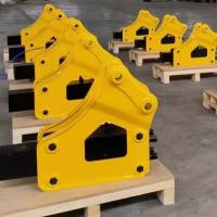 China OEM 75mm Rock Hydraulic Jack Hammer Attachments For  7 Ton Excavator for sale