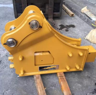 China OEM 75mm Rock Hydraulic Jack Hammer Attachments For  7 Ton Excavator for sale