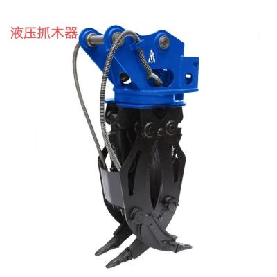 China Rotating Excavator Demolition Grapple 14 Ton Hydraulic Log Grabber for sale
