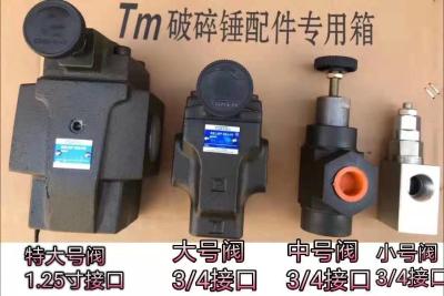 China Overflow Hydraulic Relief Valve Steel 320E Spare Parts For Excavator 5-50 Tons for sale