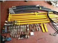 China Excavator Hydraulic Breaker Piping Kit 320E Rock Hammer Hose Pipe Yellow Metal for sale