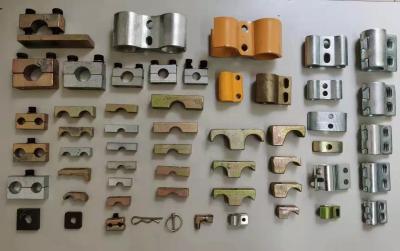 China Excavator Hydraulic Breaker Pipeline Clamp Welding No Welding Manganese Steel for sale