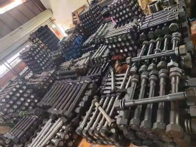 China Black Hydraulic Stainless Steel Bolt Screw 24*128 For Excavator for sale