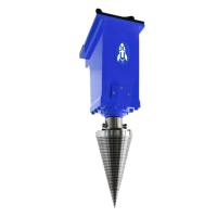 China hydraulic Firewood Drill Bit Wood Splitter Cone Excavator Log Splitter for sale