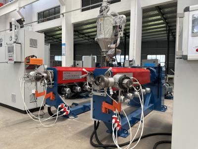 China 35-40 Specialized LSZH Cable Extrusion Line Machine Tandem Extrusion Photovoltaic Solar PV for sale