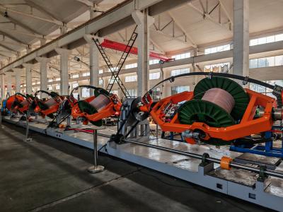 China 630mm 1+4 Mechanical Different Linkage Cabling Machine For Electric Cable Backtwist for sale