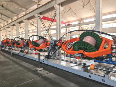 China 1000mm 1+4 PLC Skip Strander Machine For Phone Cable Untwist for sale