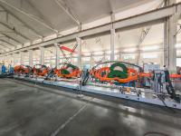 China 2000mm 1+6 Mechanical Different Linkage Drum Twister Cabling Machine For Security Wire Untwist for sale
