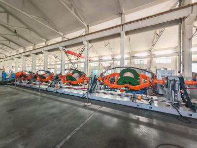 China 2000mm 1+6 Mechanical Different Linkage Drum Twister Cabling Machine For Security Wire Untwist for sale