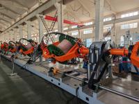 China 630mm 1+6 Mechanical Different Linkage Twisting Cabling Machine For Telephone Cable Backtwist for sale