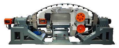 China Stranding pitch 35-400mm Double Twist Stranding Machine supporting 1250 reel and daily operating power 15KW engineered for cable wire production for sale