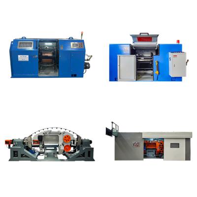 China 90KW Installed Power Double Twist Stranding Machine Compatible with Stranded Section 35 to 70mm2 Reel 1250mm Diameter for sale