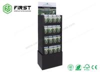 China Customized Offset Printing Cardboard Floor Display Rack for Supermarket Snack Retail 1200x1600mm for sale