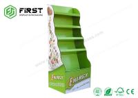 China Customized Logo Printing POP Floor Display Cardboard Display Shelf for sale