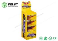 China Foldable Corrugated Cardboard Floor Shelf Display For Custom Printing POP Cartons for sale