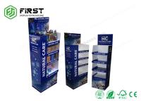 China Custom Recyclable Cardboard Floor Display Stand Gloss Matt Lamination CMYK Printing 4 Color for sale