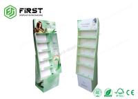 China Customized Corrugated Cardboard Floor Stand Display 350x270x1650mm for Exhibition for sale