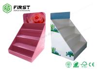 China Custom Color Printed Foldable Cardboard Counter Top Display PDQ Corrugated Retail Display 350gms CCNB for sale