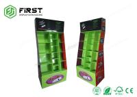 China Custom Corrugated Cardboard POP Floor Display Stand for Retail Supermarket 150cm for sale