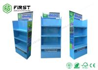 China Custom Cardboard POP Floor Display Foldable Retail Store Advertising Stand Eco-Friendly for sale