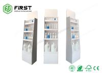 China Customized POP Cardboard Floor Standing Display Units Foldable Cardboard Floor Display for sale