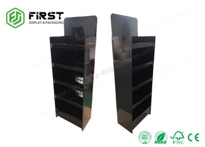 China Customized Cardboard Floor Display Stand POP Paper Display Shelf for Retail POS for sale