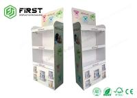 China Custom Corrugated Cardboard Display Stand Retail Promotion Floor Stand for Supermarket 100% Recyclable for sale