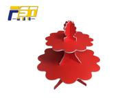 China Custom Cardboard Cake Stand Bump Proof Recyclable Display OEM ODM 30cm for sale