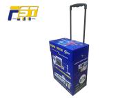 China Adjustable Paper Brochure Trolley Box 350g Corrugated Cardboard Offset Printing for sale
