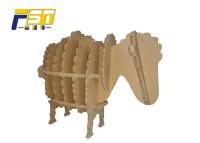 China Customizable Eco-Friendly Cardboard Furniture Display Stand with CMYK Printing 350g for sale
