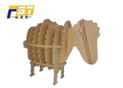 China Customizable Eco-Friendly Cardboard Furniture Display Stand with CMYK Printing 350g for sale