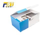 China Custom Mini Corrugated Shipping Boxes 80gsm Kraft Paper Collapsible Design for sale
