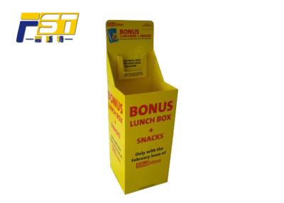 China Middle Size Cardboard Book Dump Bin Display Stand High Load Bearing Capacity 80 kg for sale