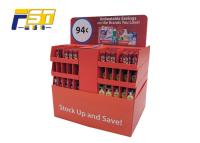 China Customized Corrugated Cardboard 1/4 Pallet Display with Oil Coating for Cleaning Products for sale