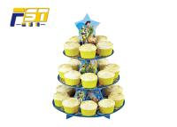 China Custom Acrylic Wedding Cake Stand 30cm Durable Display Holder for Events for sale