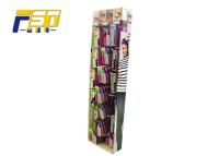 China Custom Shape Peg Hook Display Rack 250-450gsm Cardboard Easily Disassembled for Chain Store for sale