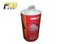 China Custom Corrugated Cardboard Dump Bin Display Stand 350gsm CCNB Glossy Matte Lamination for sale