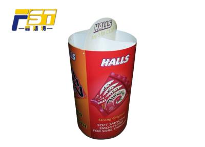 China Custom Corrugated Cardboard Dump Bin Display Stand 350gsm CCNB Glossy Matte Lamination for sale