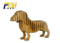 China Custom Recycled Corrugated Cardboard Furniture Animal Shape Eco Friendly Display 350g K3K for sale