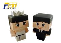 China Custom Recyclable Corrugated Cardboard Furniture with Cartoon Models for Kids for sale