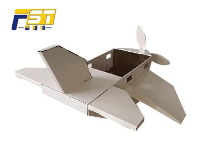 China Custom Corrugated Board Furniture CMYK Printing Kraft Paper Display 1pc MOQ for sale