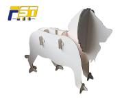 China Custom Waterproof Corrugated Cardboard Box Furniture Strong Animal Structure SGS ISO9001 for sale