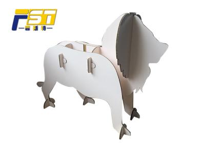 China Custom Waterproof Corrugated Cardboard Box Furniture Strong Animal Structure SGS ISO9001 for sale