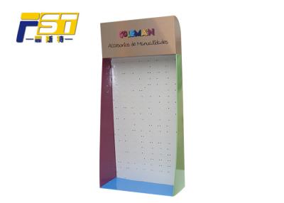 China 4C Offset Printing Cardboard Side Wing Display 80x60cm Eco-Friendly Retail Stand for sale
