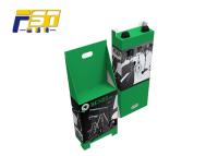 China Custom Folding Cardboard Trolley Box 350g CCNB for Trade Show Display for sale