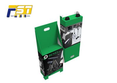 China Custom Folding Cardboard Trolley Box 350g CCNB for Trade Show Display for sale