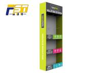 China Moisture Resistant Corrugated Cardboard Side Wing Display with Tires 200pcs MOQ for sale