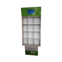 China Custom Cardboard Counter Display with 8 Plastic Hooks 4C CMYK 350g CCNB Eco-Friendly for sale